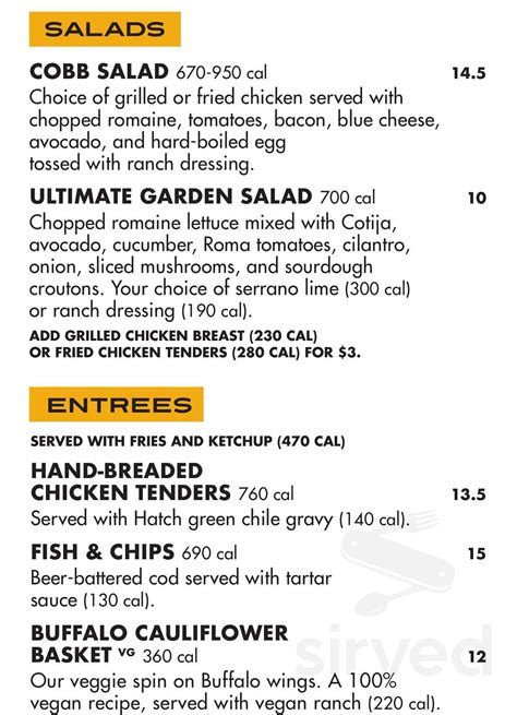 Alamo Drafthouse Cinema Cedars Menus In Dallas Texas United States