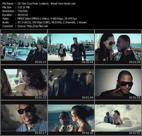Taio Cruz Feat Ludacris Break Your Heart Vob File