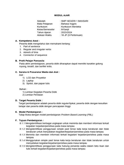 modul ajar chapter 1 english for nusantara pdf