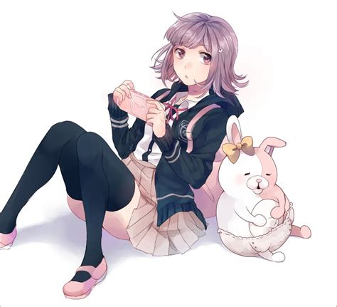 Nanami Chiaki And Monomi Danganronpa And More Drawn By Kokeshi Danbooru