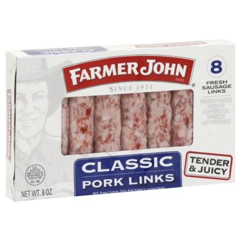 Farmer John Pork Sausage Links Classic Main