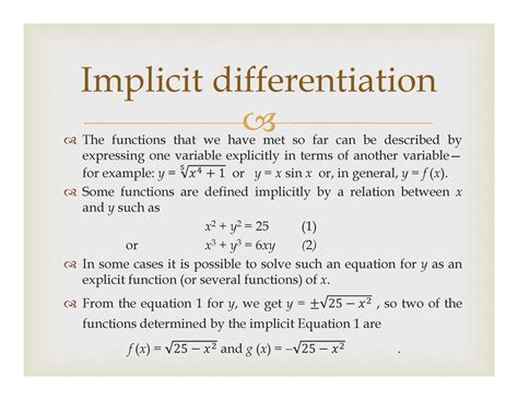 2 6 Implicit Differentiation 2 7 Related Rates The Functions That