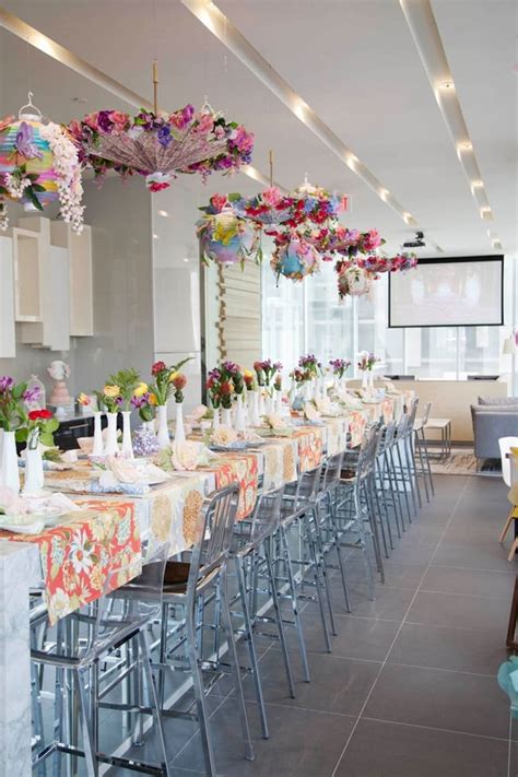 Beautiful Floral High Tea Bridal Shower