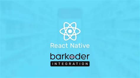 Installing Barkoder Barcode Scanner Sdk React Native Plugin