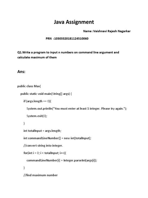 Maximizing Results A Program To Calculate Maximum Numbers From Command