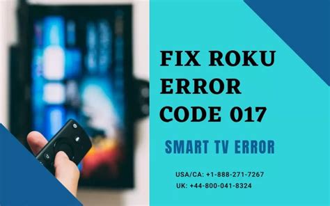 PPT Easiest Methods To Fix Roku Error Code 017 Dial 1 888 271 7267 PowerPoint Presentation