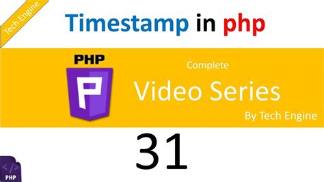 Coding In Php Hindi 31 What Are Timestamps In Php Youtube