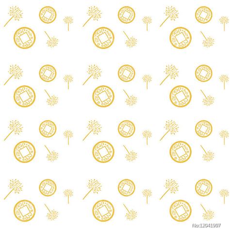 黄色新年装饰底纹图片下载 红动中国