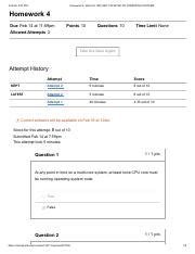 Homework 4 Operating System Concepts And Problems Course Hero