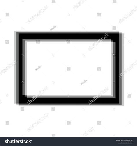Glitch Distorted Geometric Shape Blurred Rectangle Stock Vector Royalty Free 2091624196