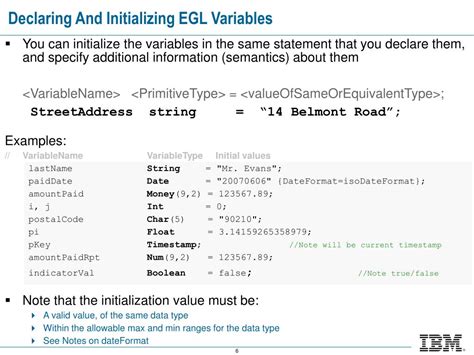 Ppt Egl Programming Data Parts And Assignment Statements 1