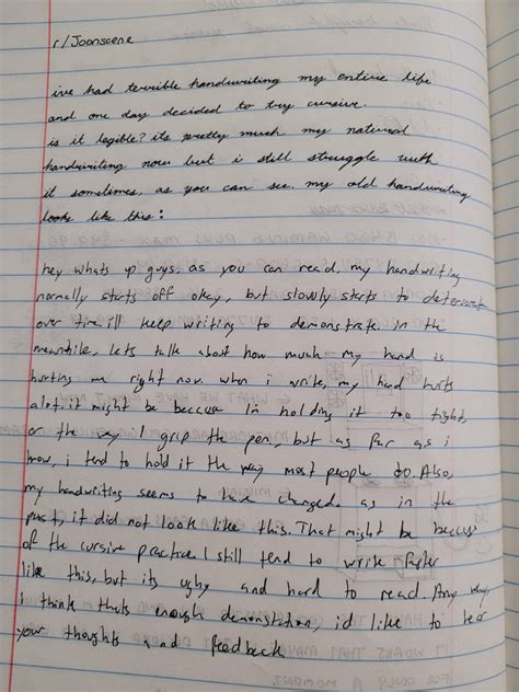 Appreciate The Feedback Btw Teachers Always Hated My Handwriting R Handwriting