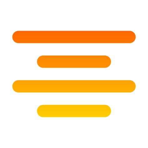 Bars Generic Gradient Icon