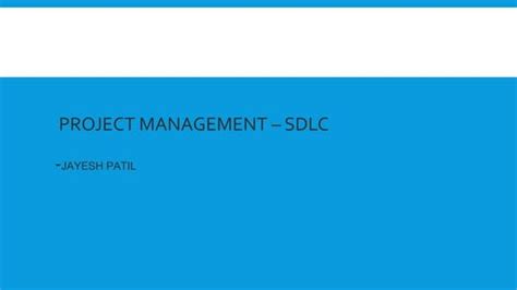 Sdlc Software Development Life Cycle Pptx Operating Systems
