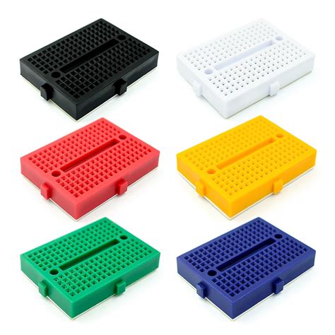 โฟโต์บอร์ด 6 สี บอร์ดทดลอง 170 ช่อง Syb 170 Mini Breadboard Solderless