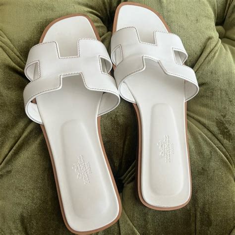 Hermes Slides Only Worn Twice Hermes Depop