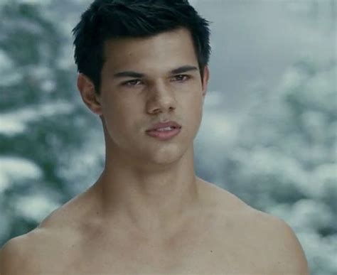 Jacob Black From Twilight Shirtless Man In Snowy Forest