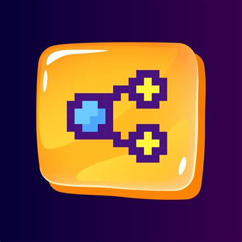 Content Sharing Glossy Ui Button With Pixelated Color Icon Social Media Repost Information