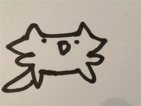 Funny Cat Drawing Cute Doodles Ugly Cat Doodle Goofy Cat Drawing