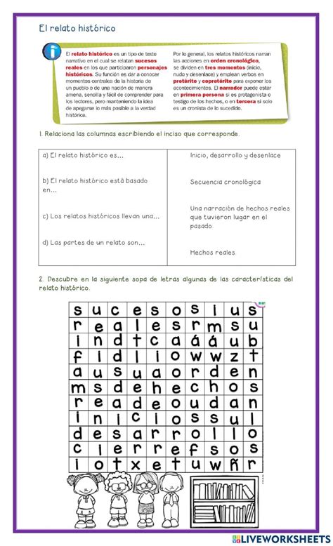 relatos históricos worksheet lix justin bieber