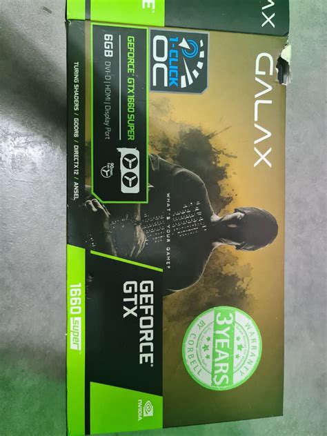 Galax 1660 Super Computers And Tech Parts And Accessories Computer Parts On Carousell