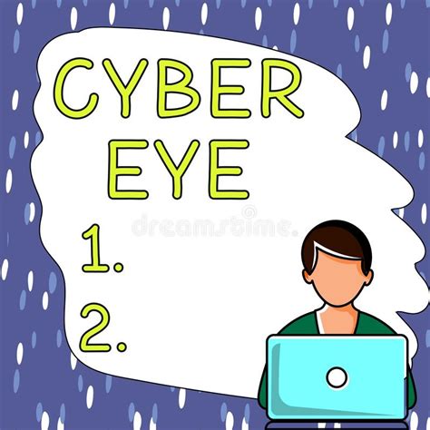 Sign Displaying Cyber Eye Word For Tool Engages In Building Smart