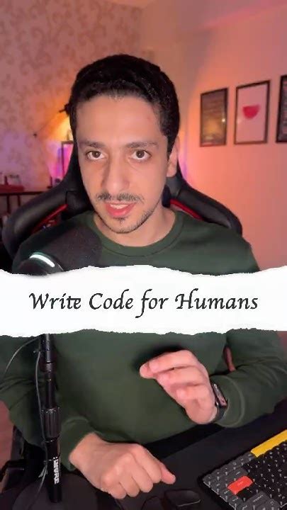 Write Code For Humans Codingtips Thepragmaticprogrammer Youtube