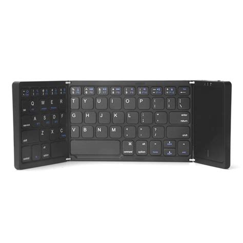 Folding Keyboard Tri Folding Wireless Bluetooth Keyboard Touchpad T X Walmart