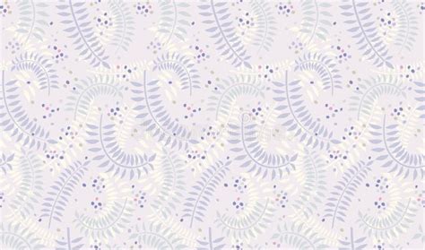 Horizontally And Vertically Repeatable Vector Seamless Floral Pattern Illustration Stock