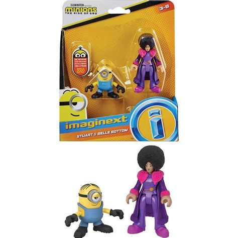 6 Pack Minions The Rise Of Gru Figurer Otto Gru Stuart Belle Bottom Bob