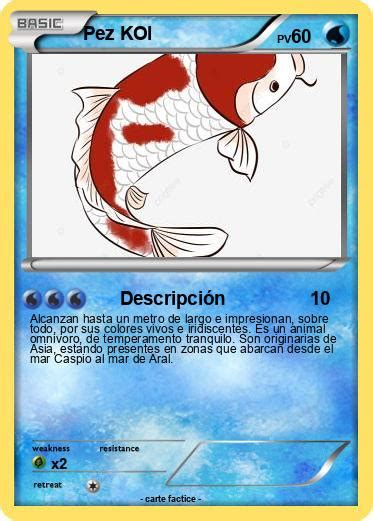 Pokémon Pez Koi Descripción Ma Carte Pokémon