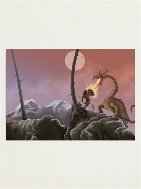 Sigurd And Fafnir Photographic Print For Sale By Stijnvanelst Redbubble