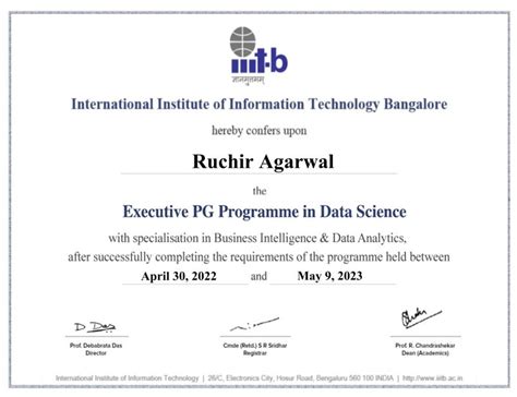 Ruchir Agarwal On Linkedin Iiitbdatascience Upgrad Dataanalytics 19 Comments