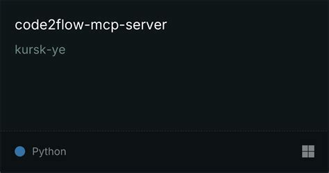 Code2flow Mcp Server Glama
