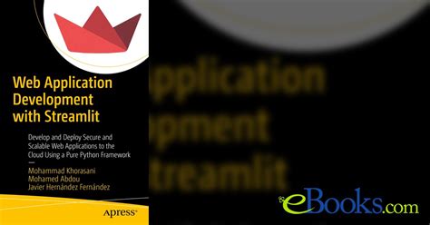 Web Application Development With Streamlit