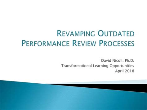 Nicoll Revamping Outdated Performance Review Processes Ppt Nicoll Revamping Outdated Performance Review Processes Ppt