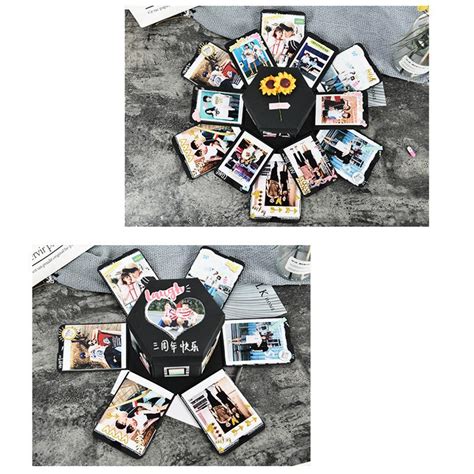 5 Layers 6 Sides Explosion Box Valentines Day For Grandado