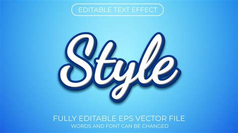 Premium Vector Style Text Effect