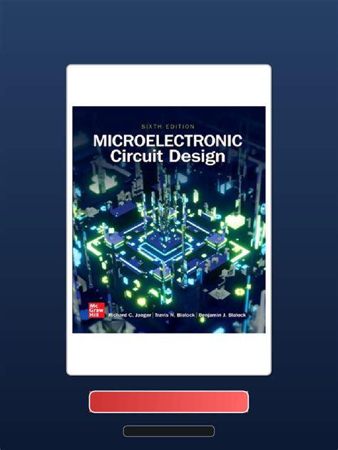 Microelectronic Circuit Design 6th Edition Jaeger Full Download Pdf