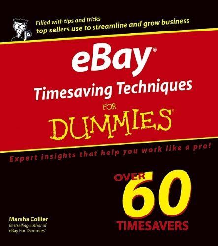 Ebay Timesaving Techniques For Dummies Collier Marsha 9780764559914