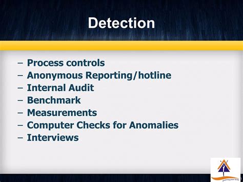 Fraud Risk Assessment Detection And Prevention Part 2 Ppt