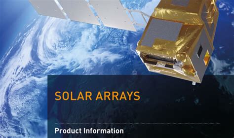 Spacetech Solar Arrays For Space