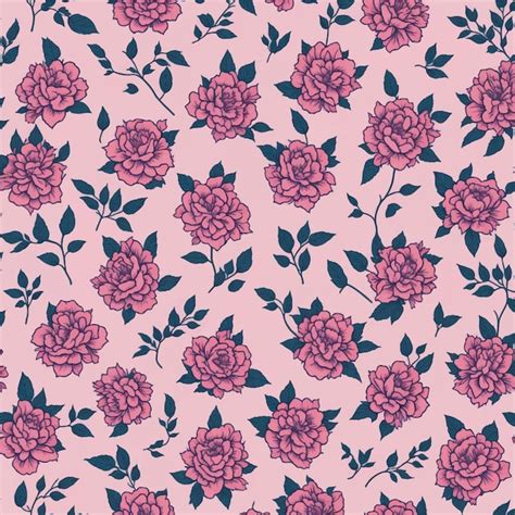 꽃과 프레임 프리미엄 벡터