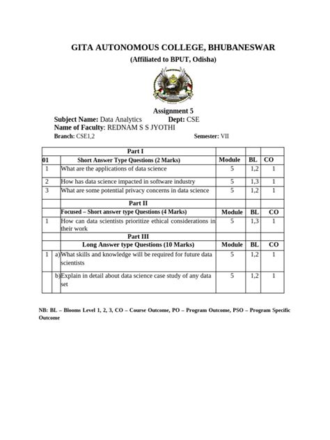 Da Assignmnet 5 Based On Format Pdf