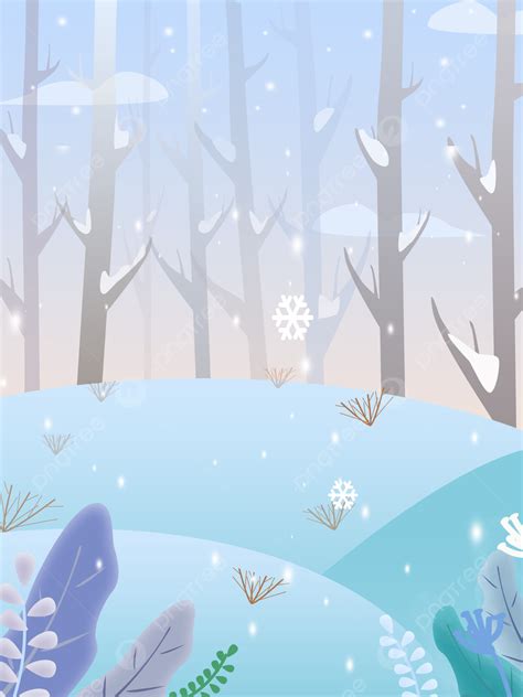 그린 된 눈 덮인 숲 디자인 배경 우즈 눈 눈송이 배경 일러스트 및 사진 무료 다운로드 Pngtree
