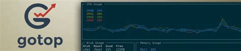 Gotop Une Alternative à H Top Pour Monitorer Votre Linux R Journalduhacker