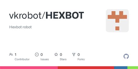 Github Vkrobot Hexbot Hexbot Robot
