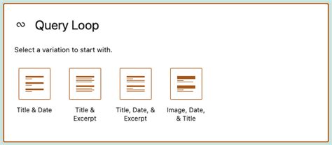Query Loop Include A Query Pagination Option On The Block Variations Panel · Issue 35134