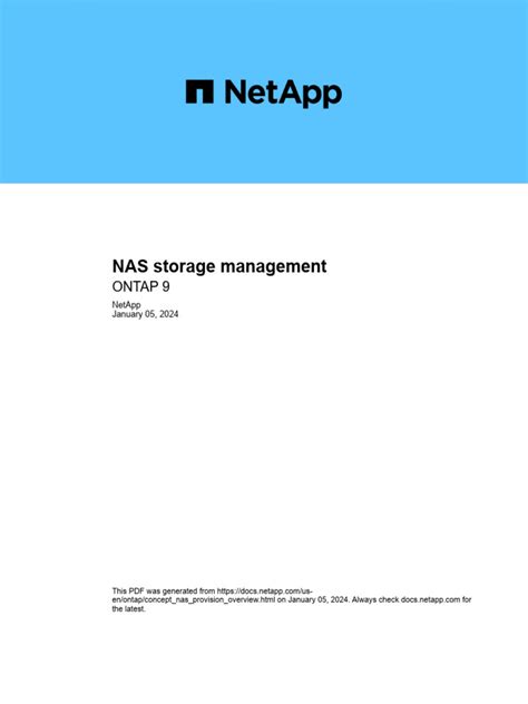Nas Storage Management Pdf