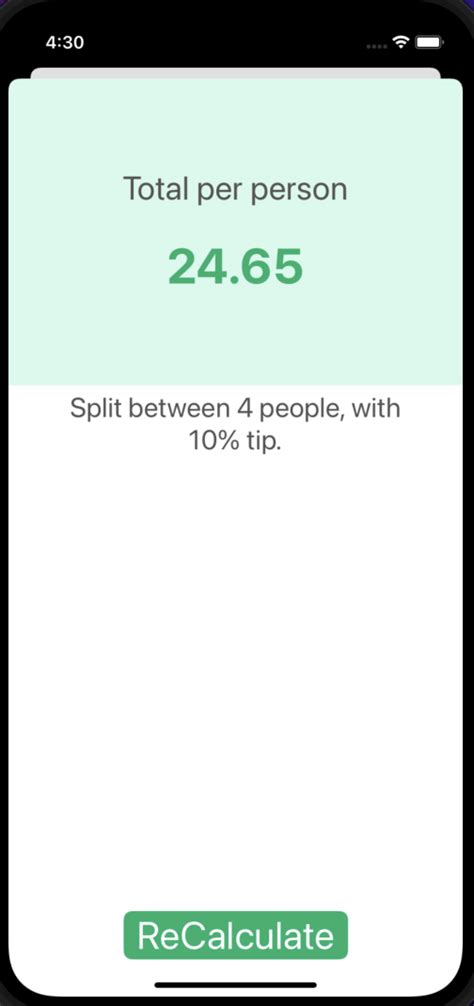 Bill Splitting App With Tip Feature